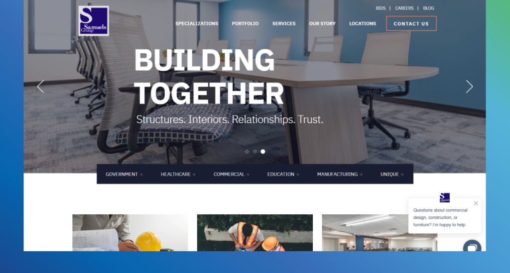 10 Best Construction Website Examples + Strategies [2023]